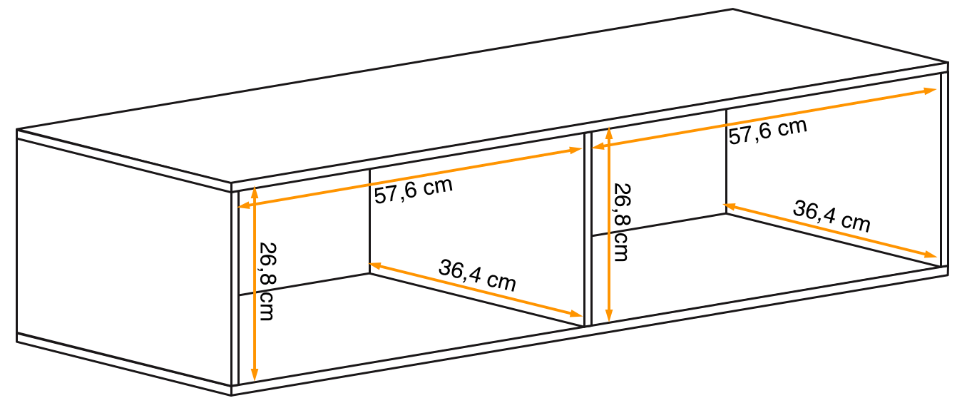 TV spintelė Switch RTV 2, juoda - ermitazas.lt
