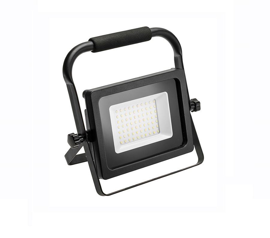 Nešiojamas LED prožektorius GTV iNEXT, 50 W, 4000 lm, 6400 K, IP65 ...