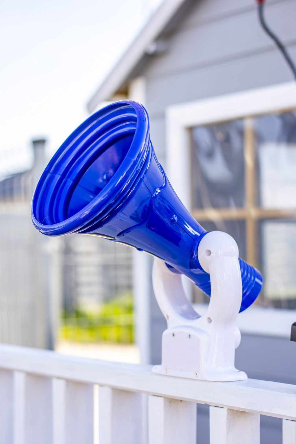 Žaidimų aikštelių megafonas, mėlynas - ermitazas.lt