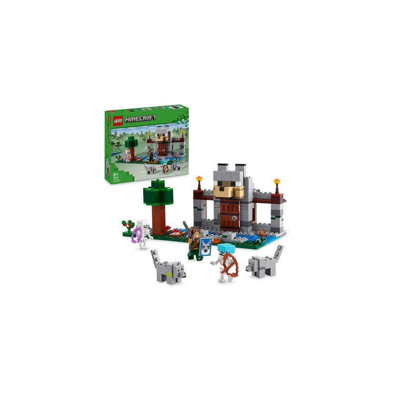 Konstruktorius LEGO® MINECRAFT THE WOLF STRONGHOLD, 21261 - ermitazas.lt