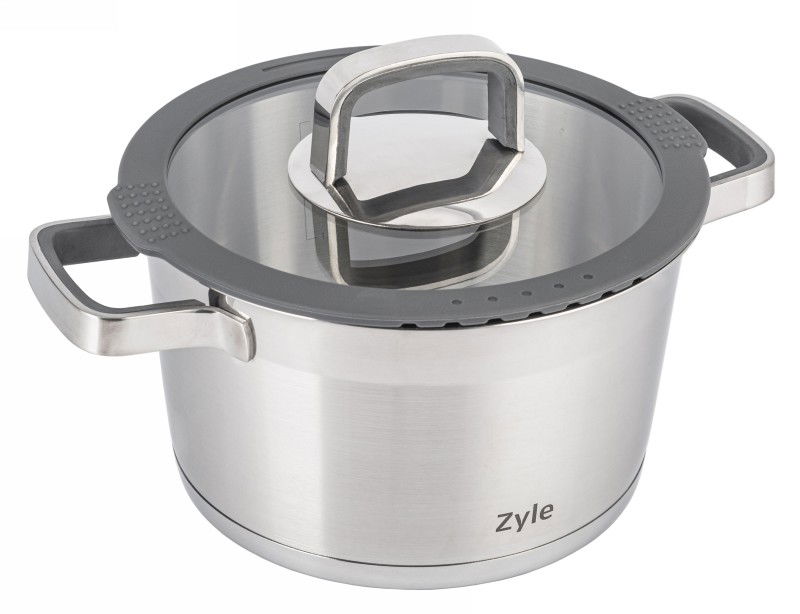 Indukcinis puodas su dangčiu Zyle ZY12720CS, 20 cm - ermitazas.lt