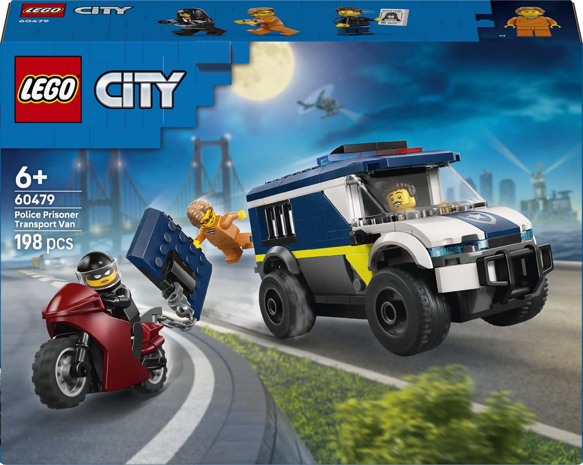 Konstruktorius LEGO City Police Prisoner Transport Van - ermitazas.lt