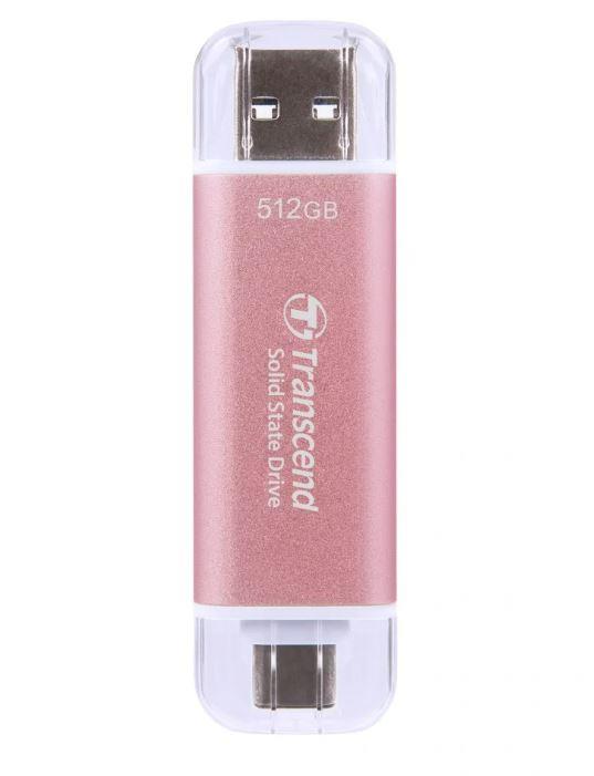 USB laikmena TRANSCEND ESD310, 512GB USB-C|USB - ermitazas.lt