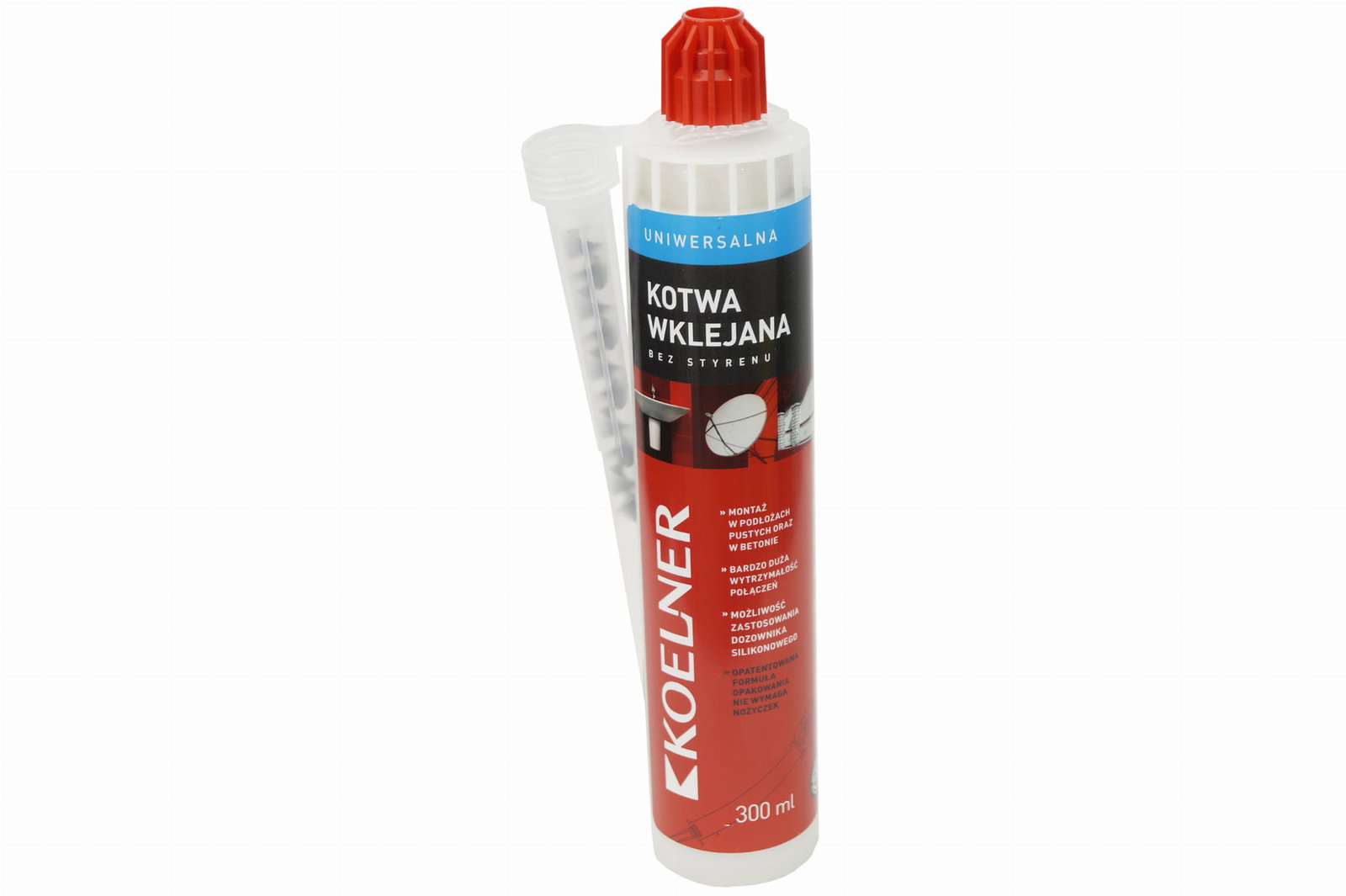 Cheminio tvirtinimo derva KOELNER, 300 ml. - ermitazas.lt