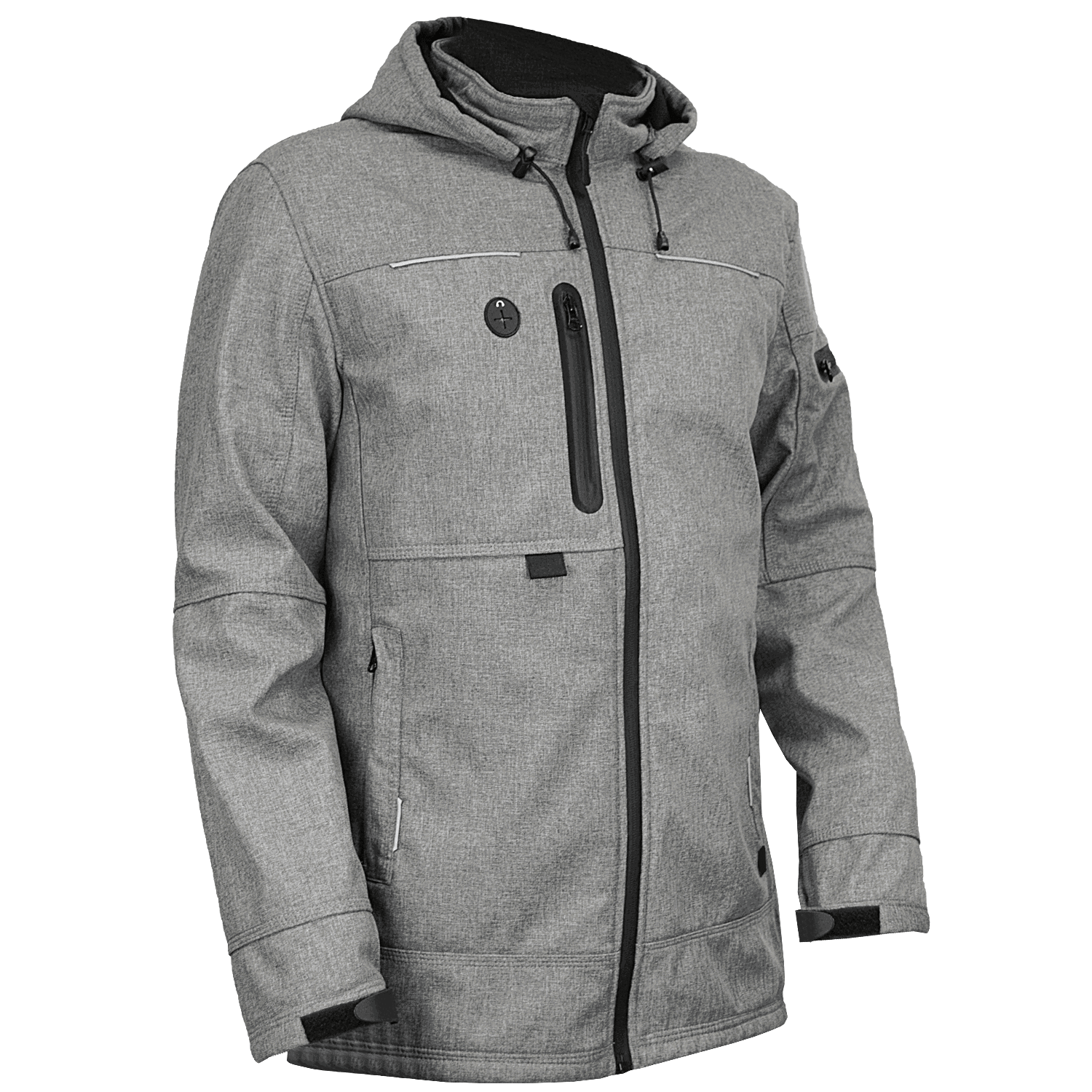 Darbinė striukė SOFTSHELL, pilkos spalvos, dydis L - ermitazas.lt