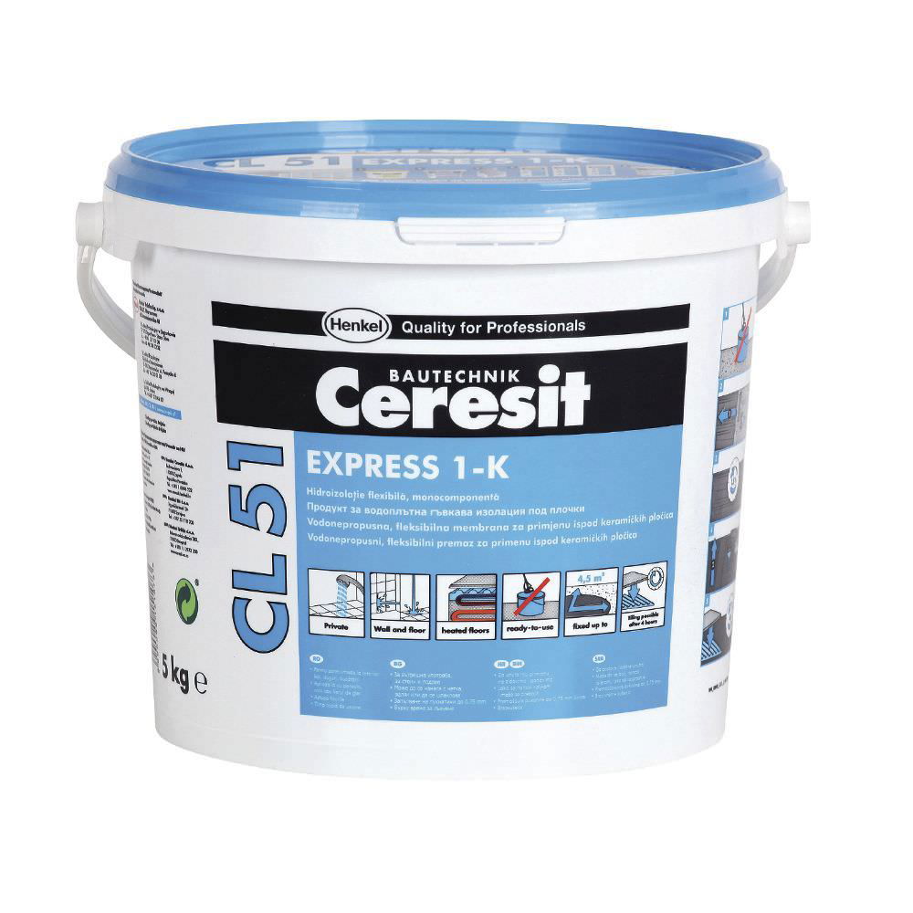 Hidroizoliacinė mastika CERESIT CL 51, 15 kg - ermitazas.lt