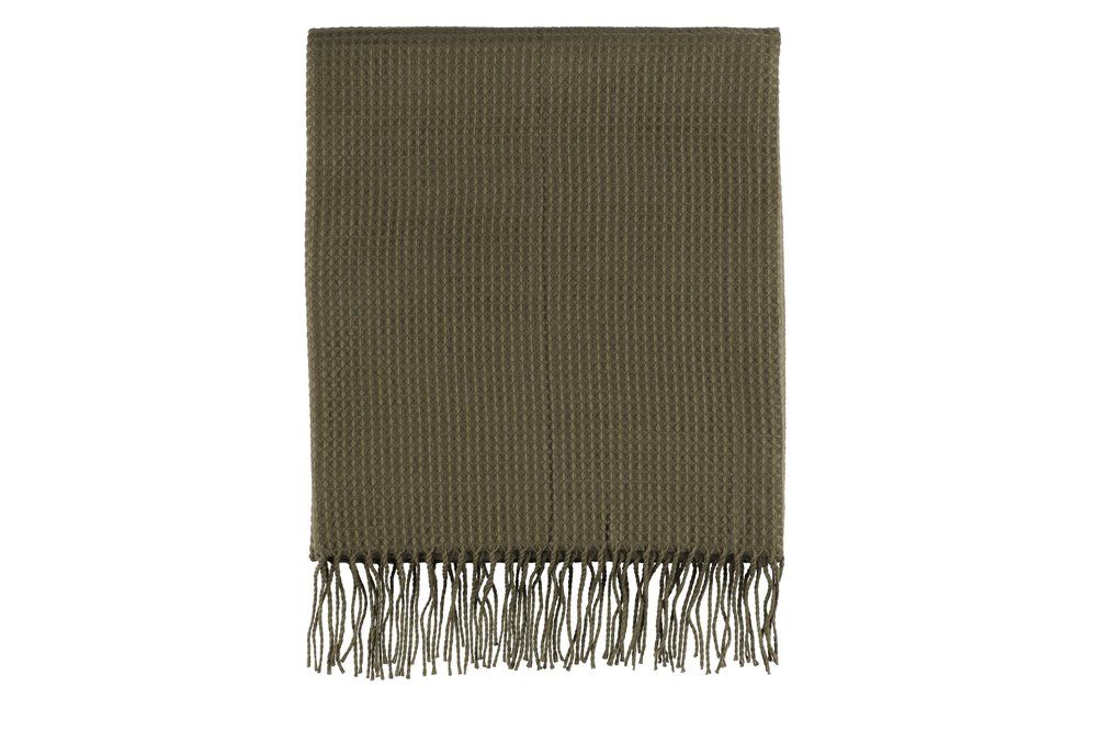 Pledas 4LIVING Moss, žalios spalvos, 127 x 152 cm, 100 % akrilas ...