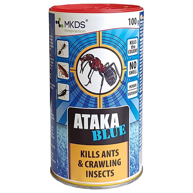 Insekticidas ATAKA BLUE, skruzdėlėms naikinti, 100 g - ermitazas.lt