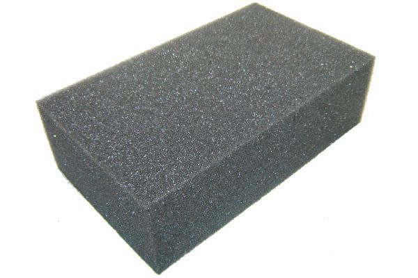 Statybinė kempinė, juodos spalvos, 200 x 120 x 60 mm - ermitazas.lt