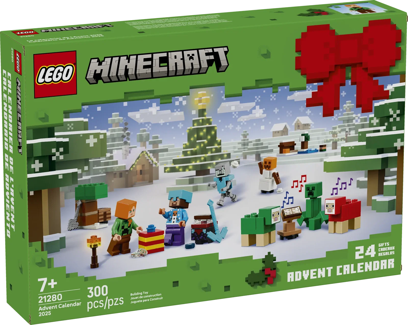 Konstruktorius LEGO Minecraft Advent Calendar 2025, 21280 - ermitazas.lt