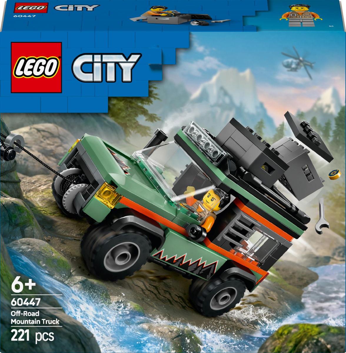 Konstruktorius LEGO® City Off-Road 4x4 Mountain Truck, 60447 - ermitazas.lt