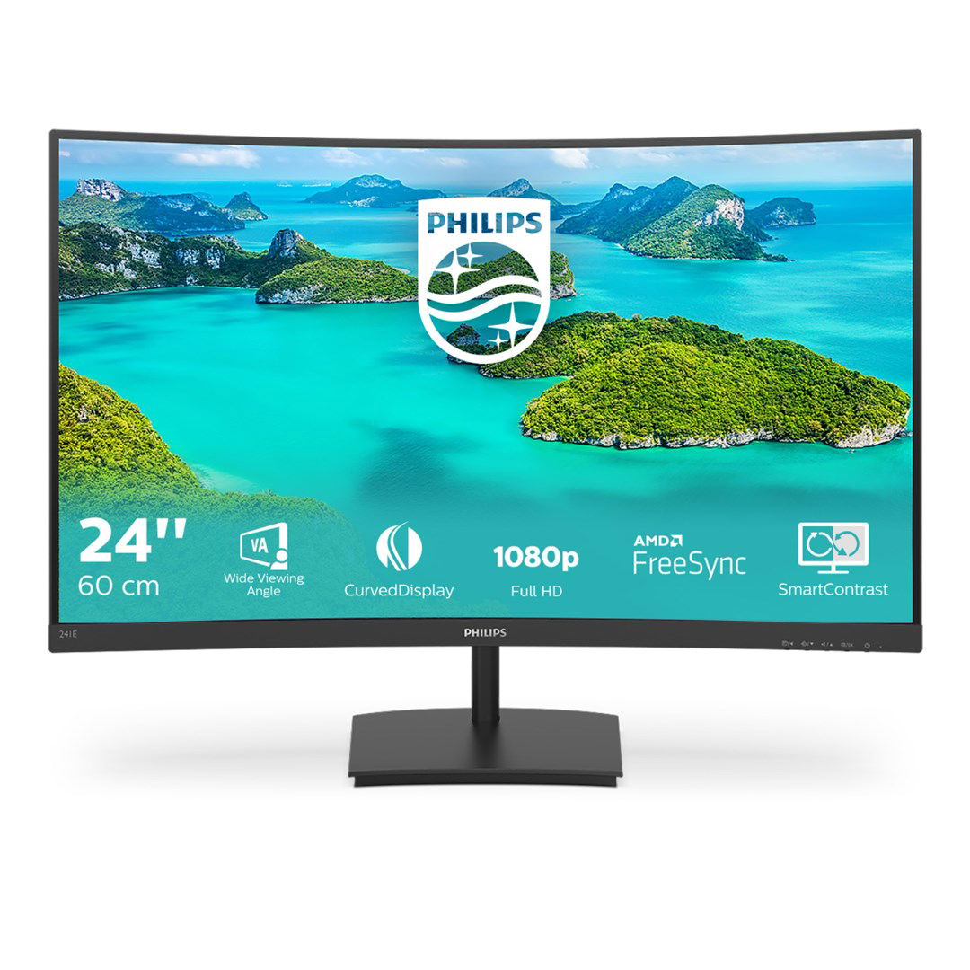Monitorius Philips 241E1SCA/00, 23.6", 4 ms - ermitazas.lt