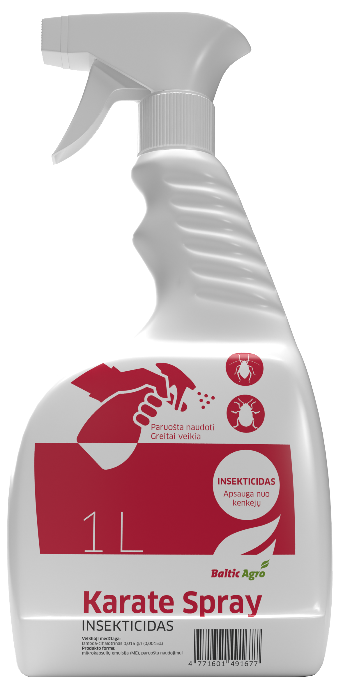 Insekticidas KARATE SPRAY, 1 l - ermitazas.lt
