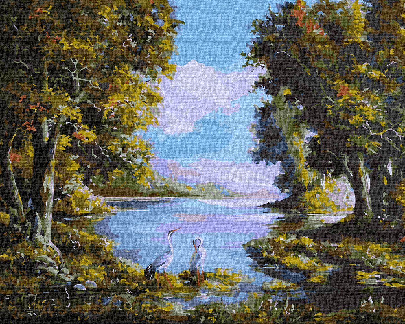 Tapyba pagal skaičius MIŠKO TYLA 40x50 cm - ermitazas.lt