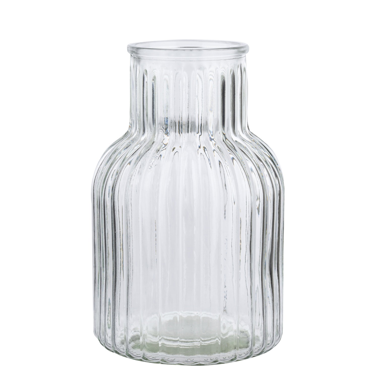 Stiklinė vaza ILAJA CLEAR, 20 cm - ermitazas.lt
