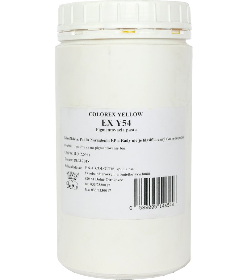 Tonavimo pasta COLOREX VERSACOL HP, Yellow EX Y54, 1 l, 1000 ml ...