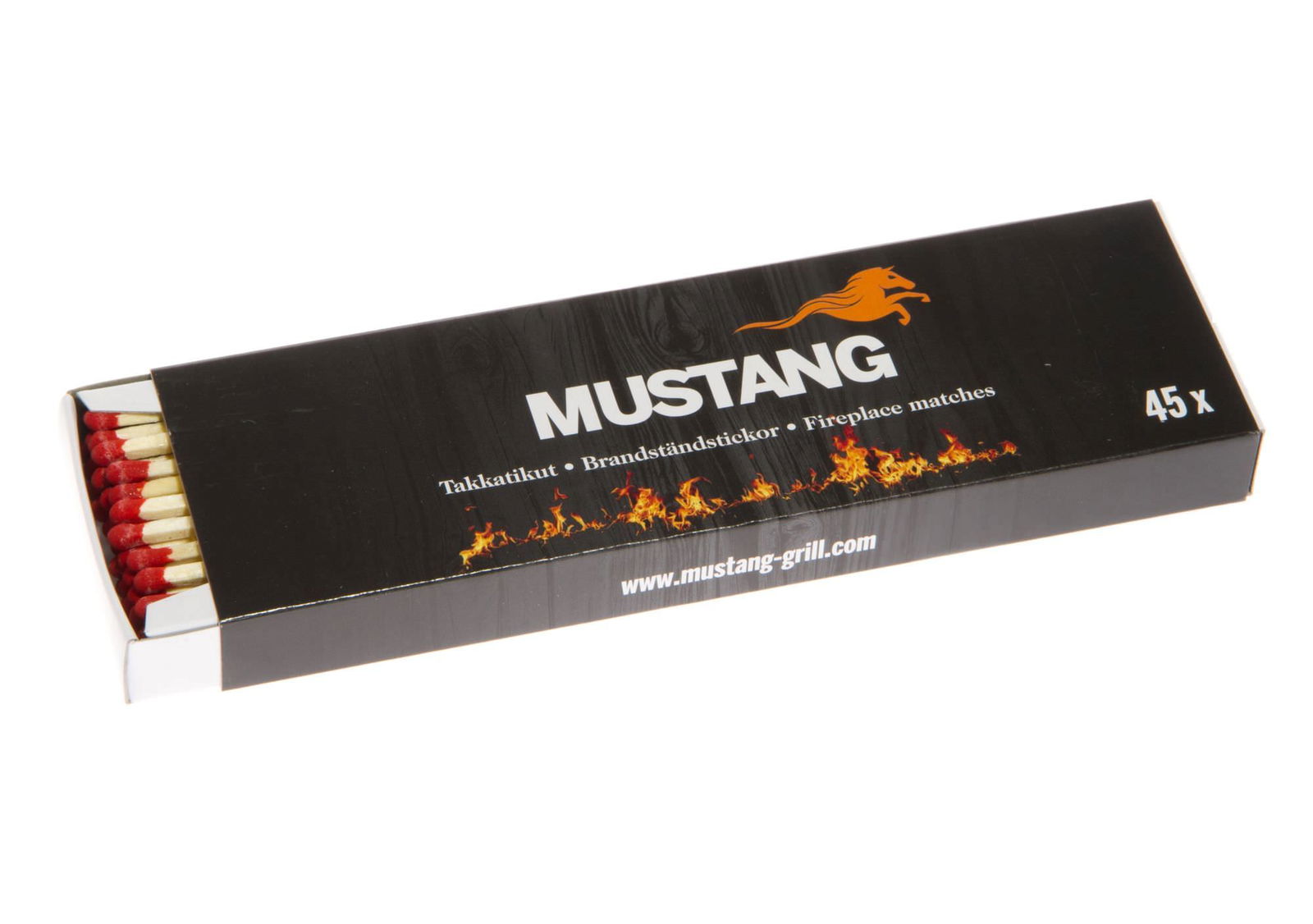 Degtukai MUSTANG, 45 vnt. - ermitazas.lt