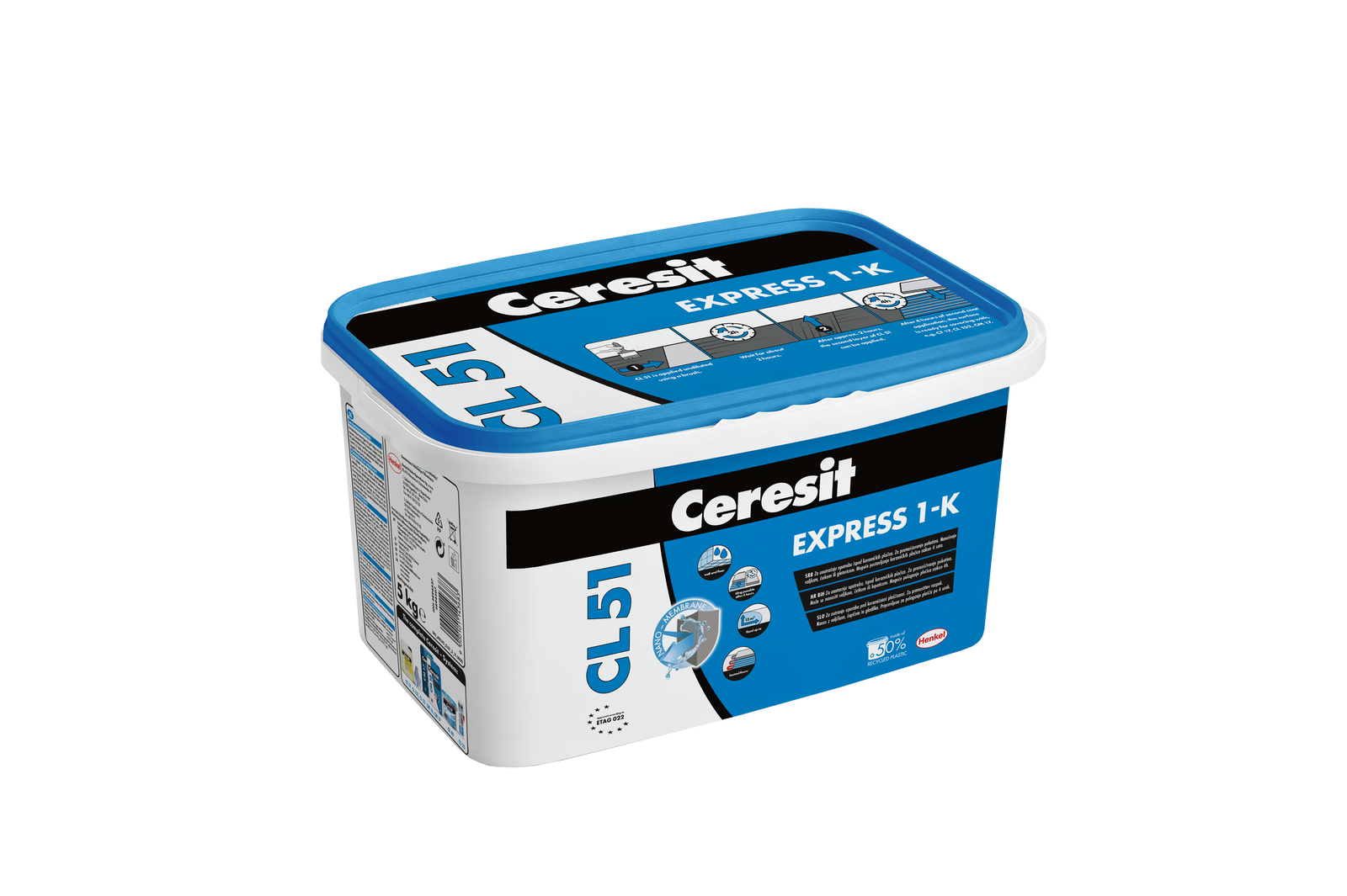 Hidroizoliacinė mastika CERESIT CL 51, 5 kg - ermitazas.lt