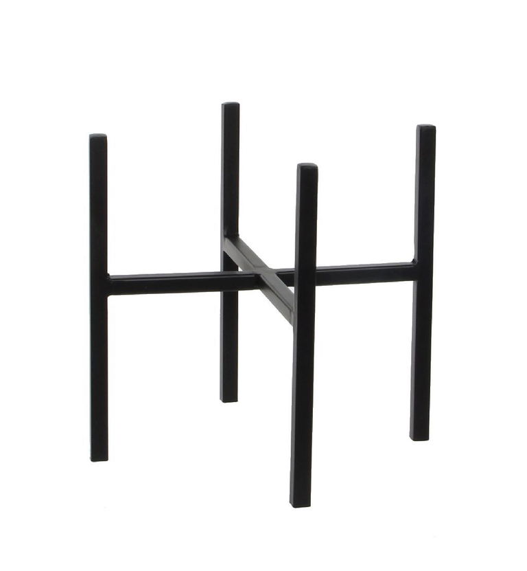 Metalinis augalų stovas ASCOT, juodos sp., 24 x 25 cm - ermitazas.lt