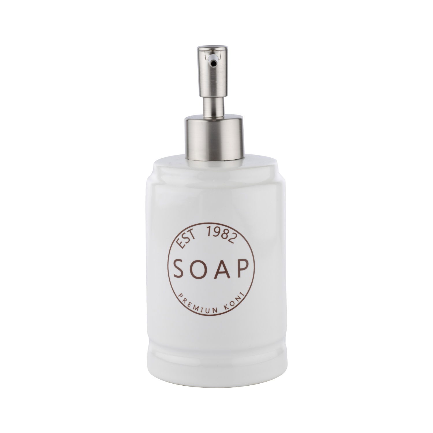 Muilo dozatorius HOME EXPERT, su užrašais, 8,1 x 8,1 x 18,4 cm ...