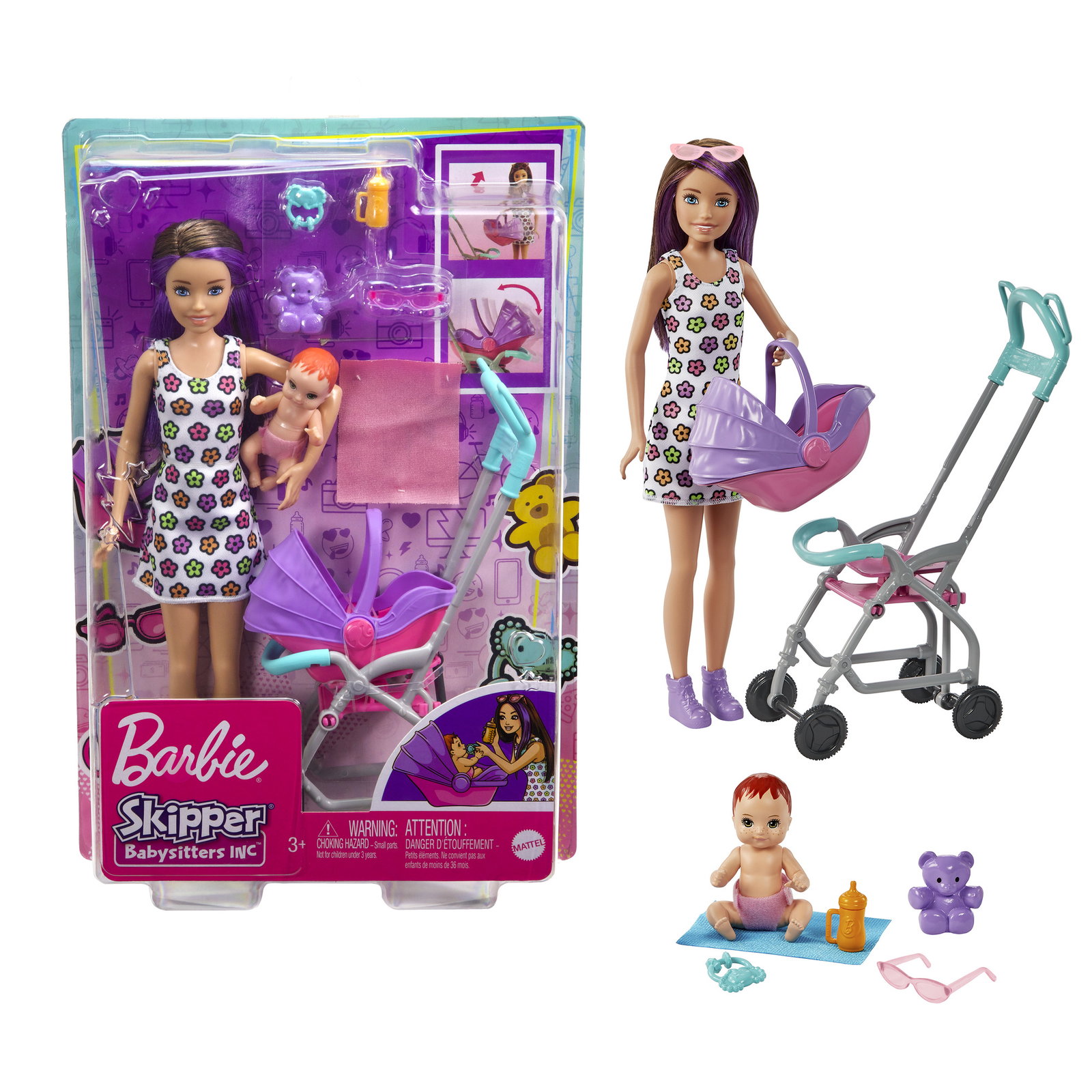 Lėlė Barbie auklės rinkinys - ermitazas.lt