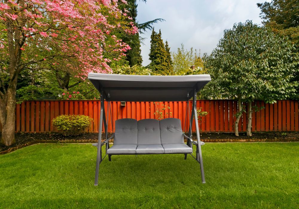 Sodo sūpuoklės, 200 x 126 x 180 cm - ermitazas.lt