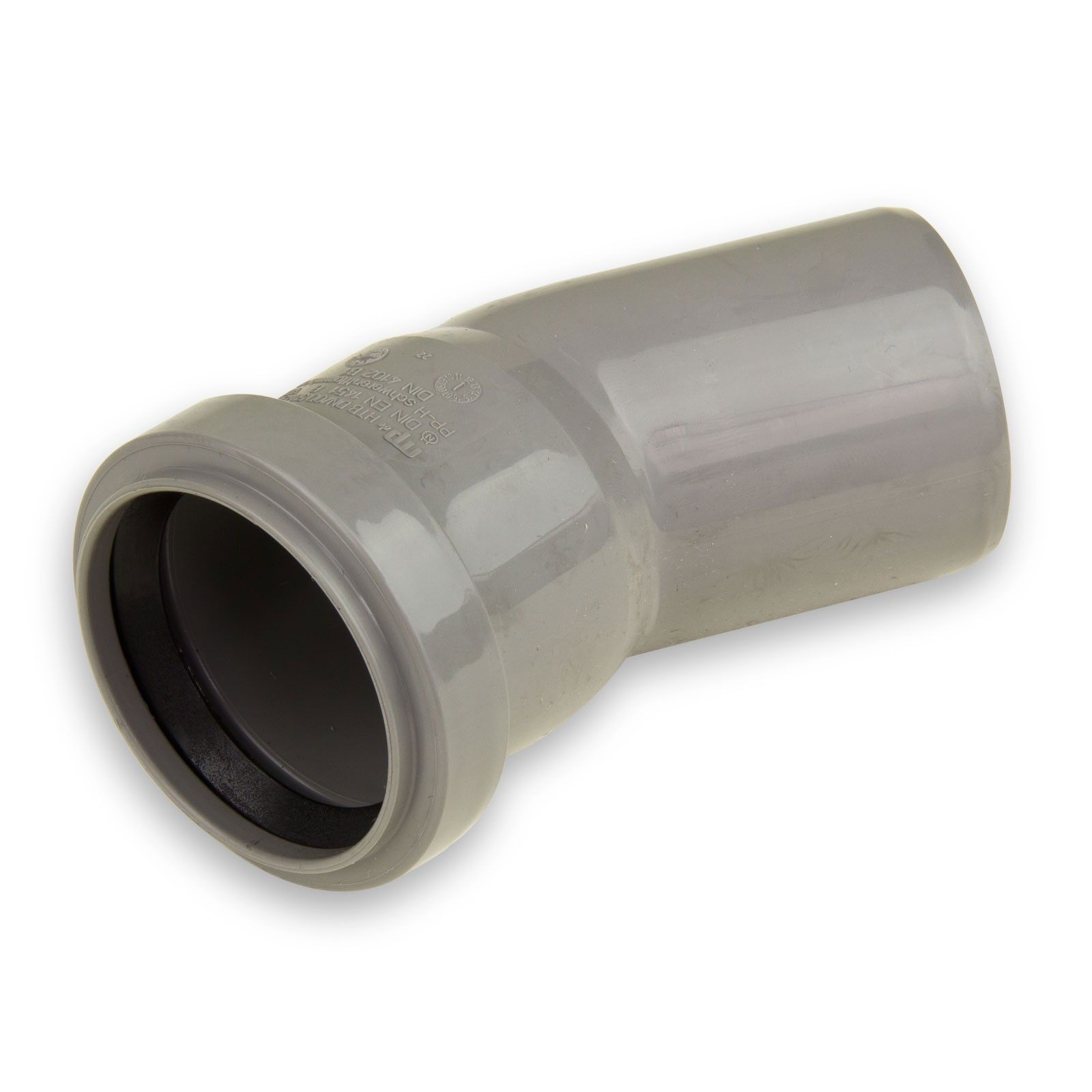 PP HT vidaus kanalizacijos alkūnė PIPELIFE, DN50, 30°, pilkos sp. - ermitazas.lt