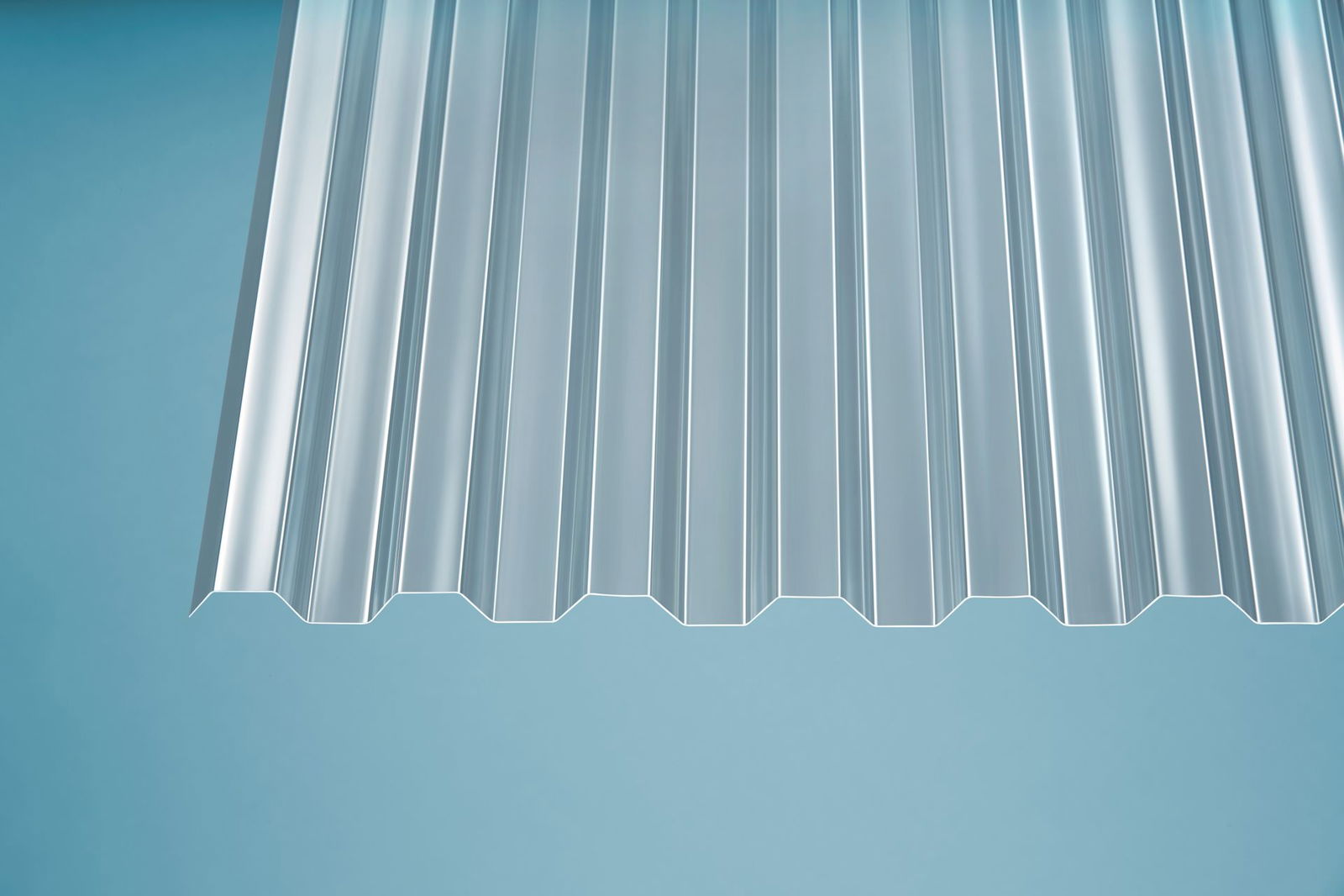 Monolitinio polikarbonato lakštas GUTTA 76/18 Trapec, skaidrus ...