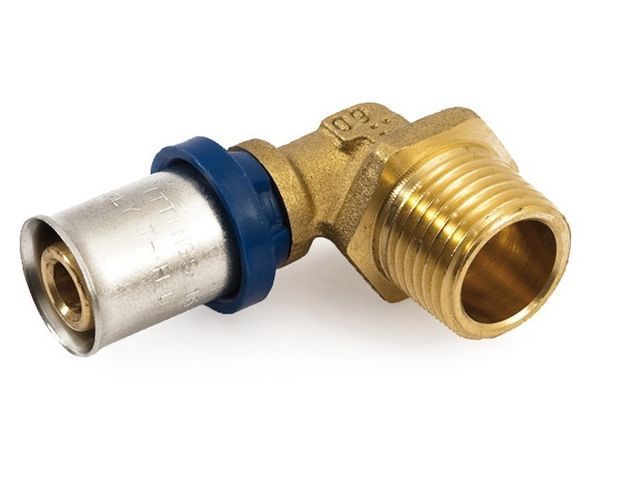 Presuojama alkūnė GENERAL FITTINGS, DN18 x 1/2, išorinis sr. - ermitazas.lt