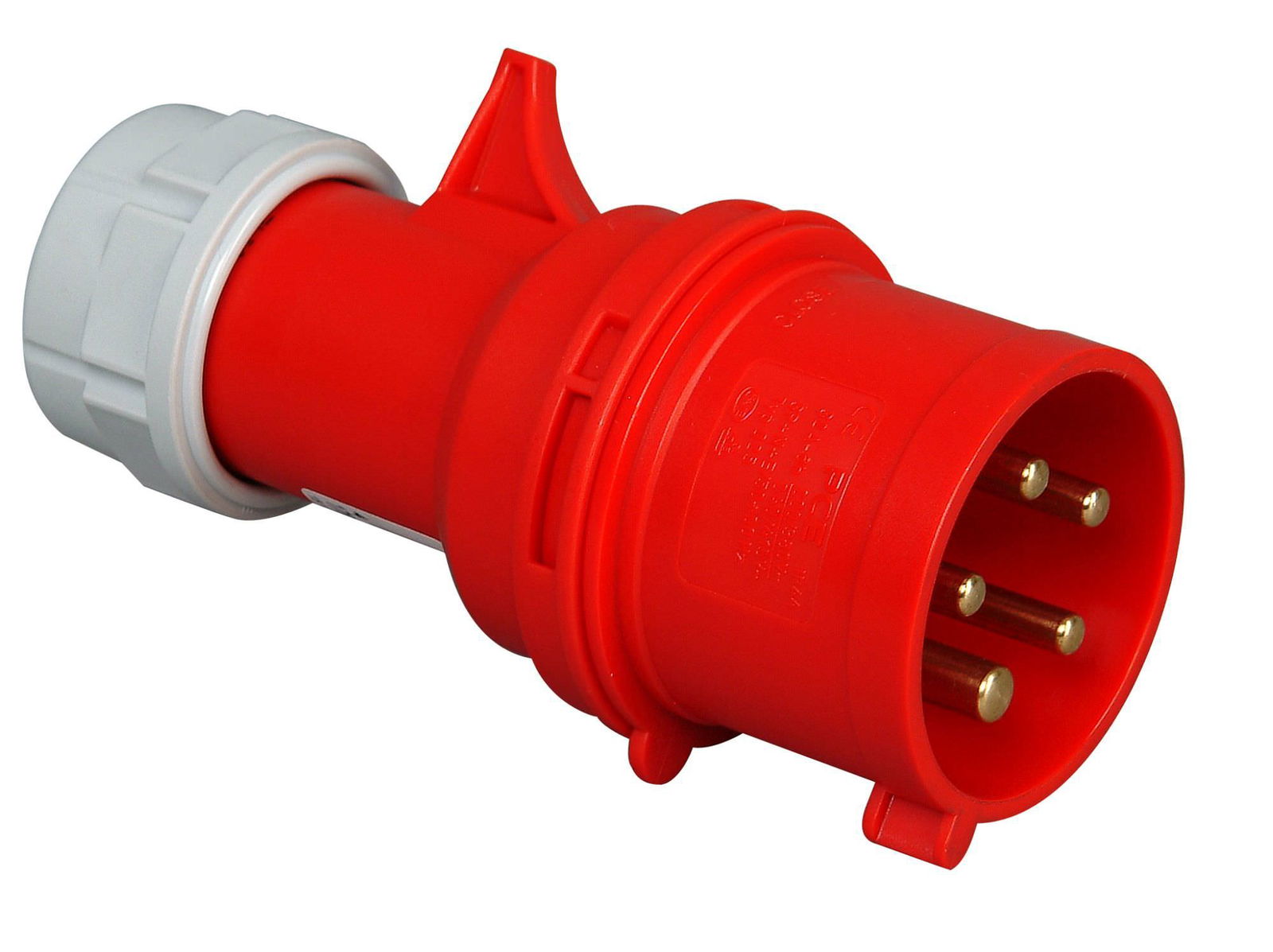 Kištukas PCE, 5 polių, 3 fazių, 16 A, raudonos sp. - ermitazas.lt