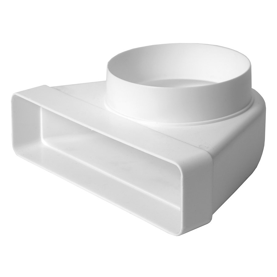 Ortakio alkūnė KLD25-125, 220 x 55 mm x DN125, stačiakampė - apvali ...