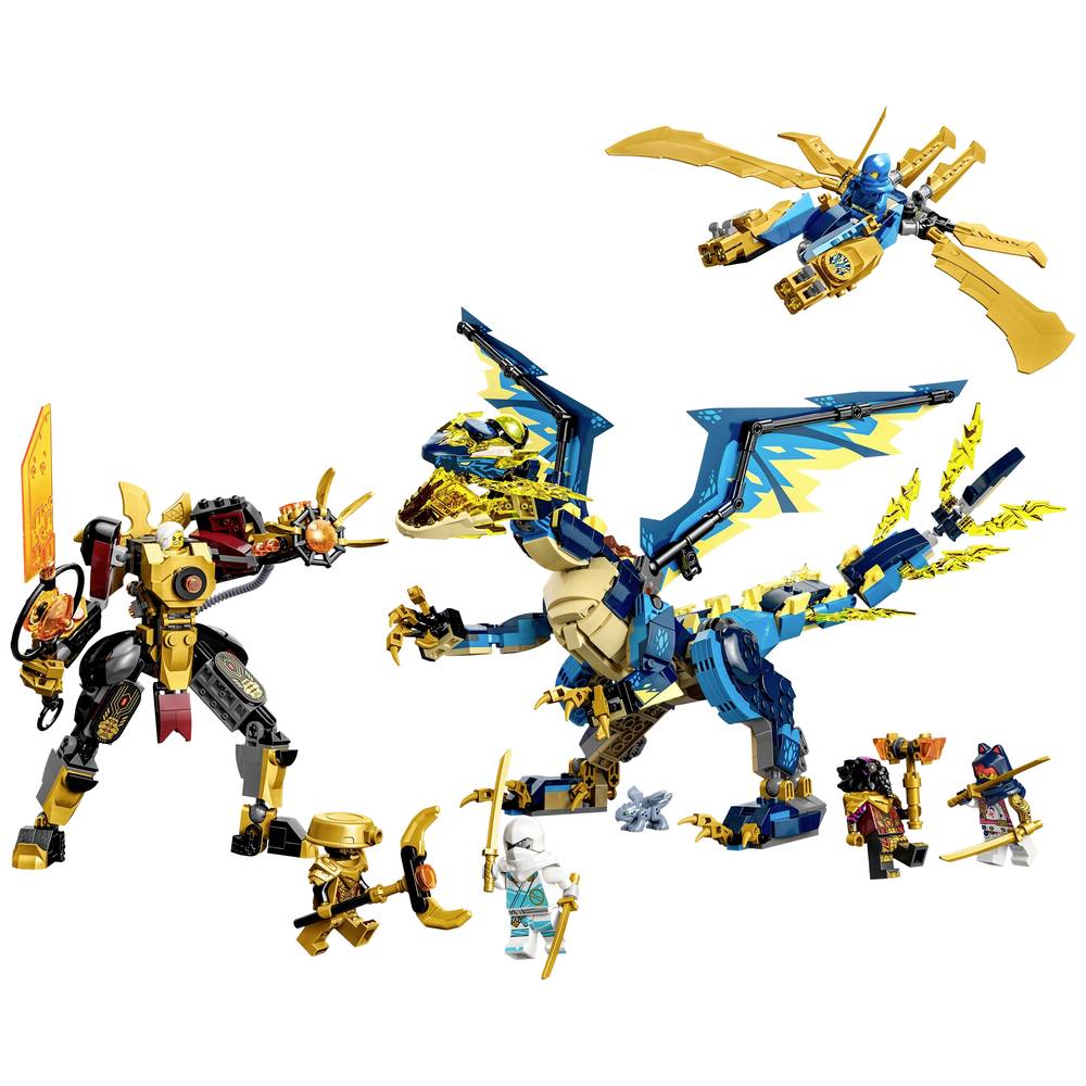 Konstruktorius LEGO® Ninjago Elemental Dragon vs. The Empress Mech ...