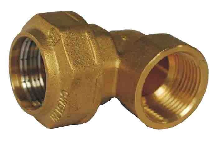 PE vamzdžio alkūnė, DN25 x 3/4, vid. sr., žalvarinė - ermitazas.lt