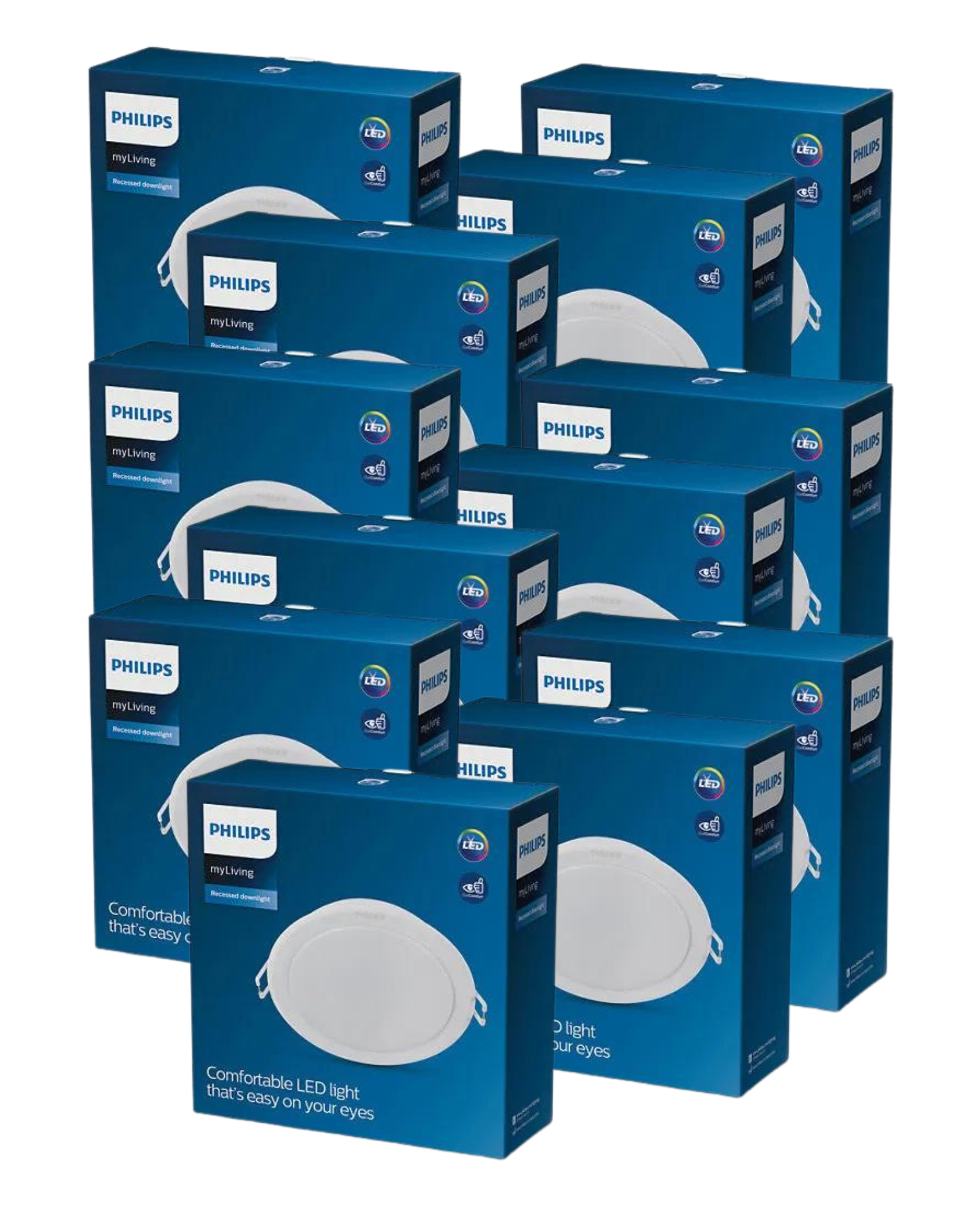 Įleidžiama LED panelė PHILIPS MESON, 12,5 W, 4000 K, 1300 lm, ø14 cm ...