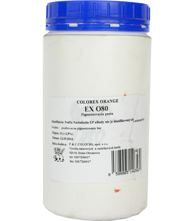 Tonavimo pasta COLOREX VERSACOL HP, Orange EX O80, 1 l, 1000 ml ...