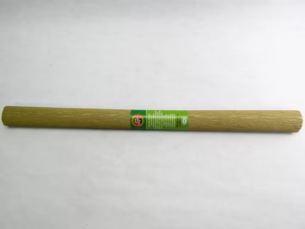 Krepinis popierius K-I-N, auksinis - ermitazas.lt