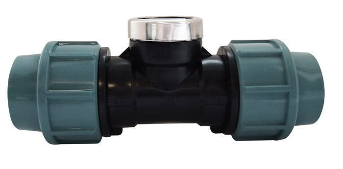 PE vamzdžio trišakis, DN25 x 3/4", vid. sr. - ermitazas.lt