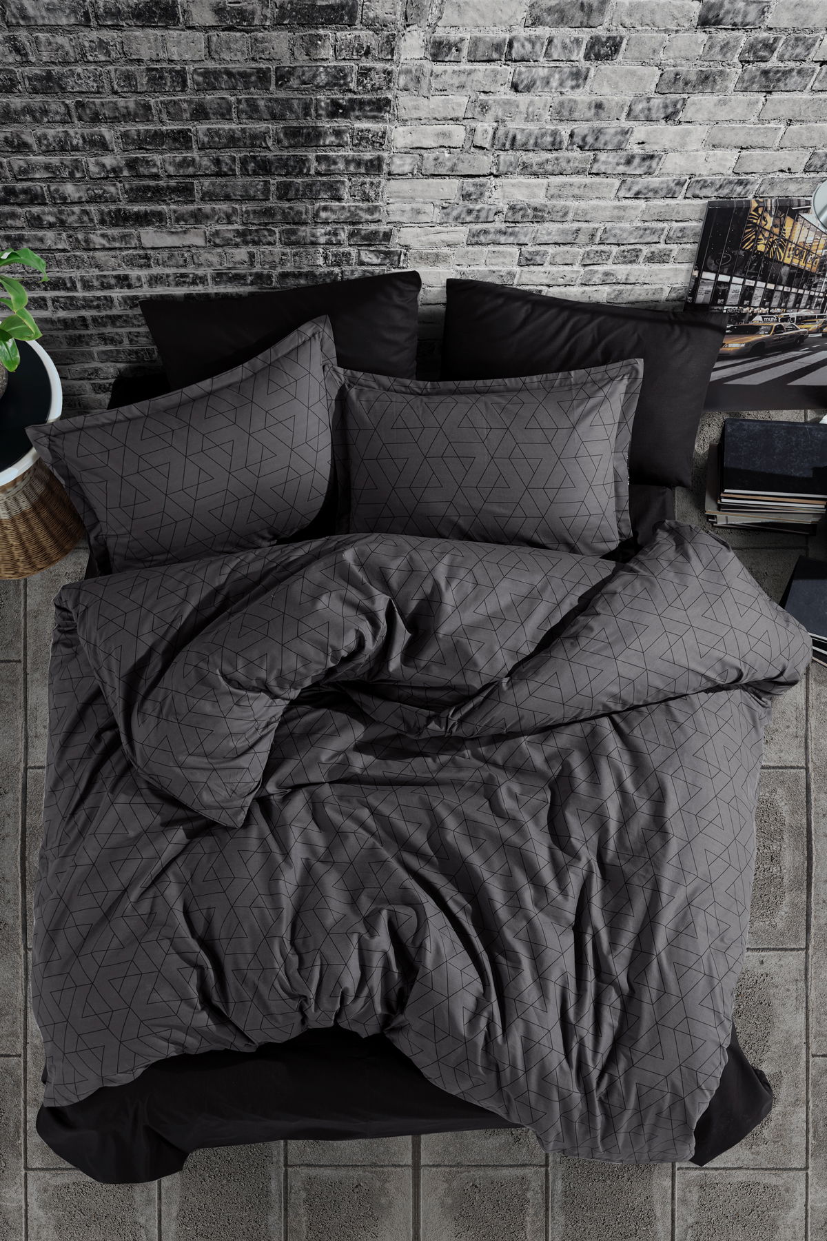 Medvilninės patalynės kompl. MONZA, 200 x 220 cm, 2x50x70 cm, 2x70x70 ...