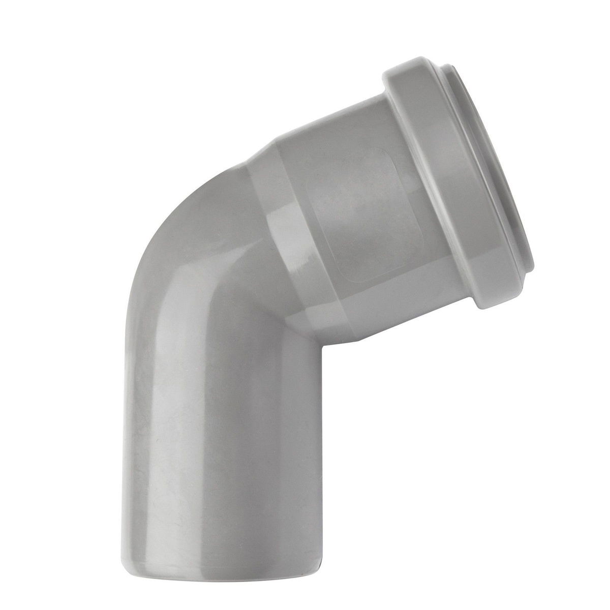 PP HT vidaus kanalizacijos alkūnė PIPELIFE, DN50, 67°, pilkos sp. - ermitazas.lt