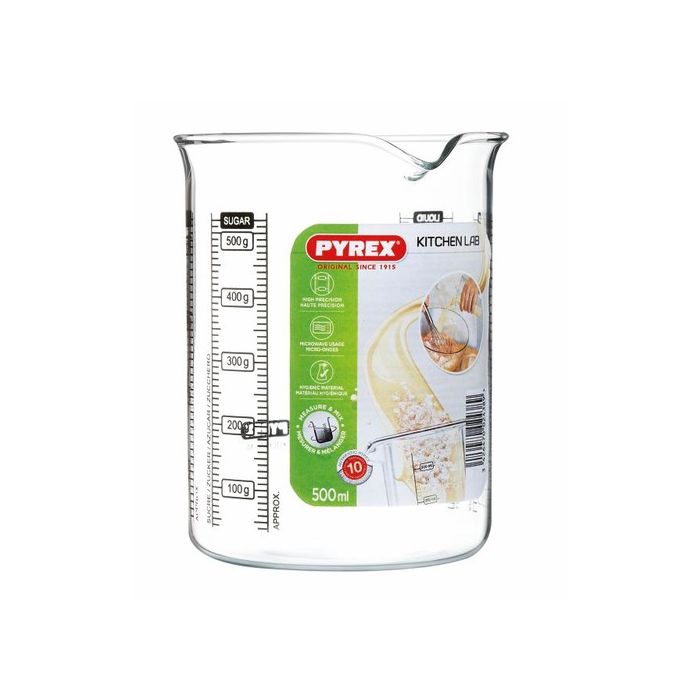 Stiklinis matavimo indas PYREX KITCHEN, 500 ml - ermitazas.lt