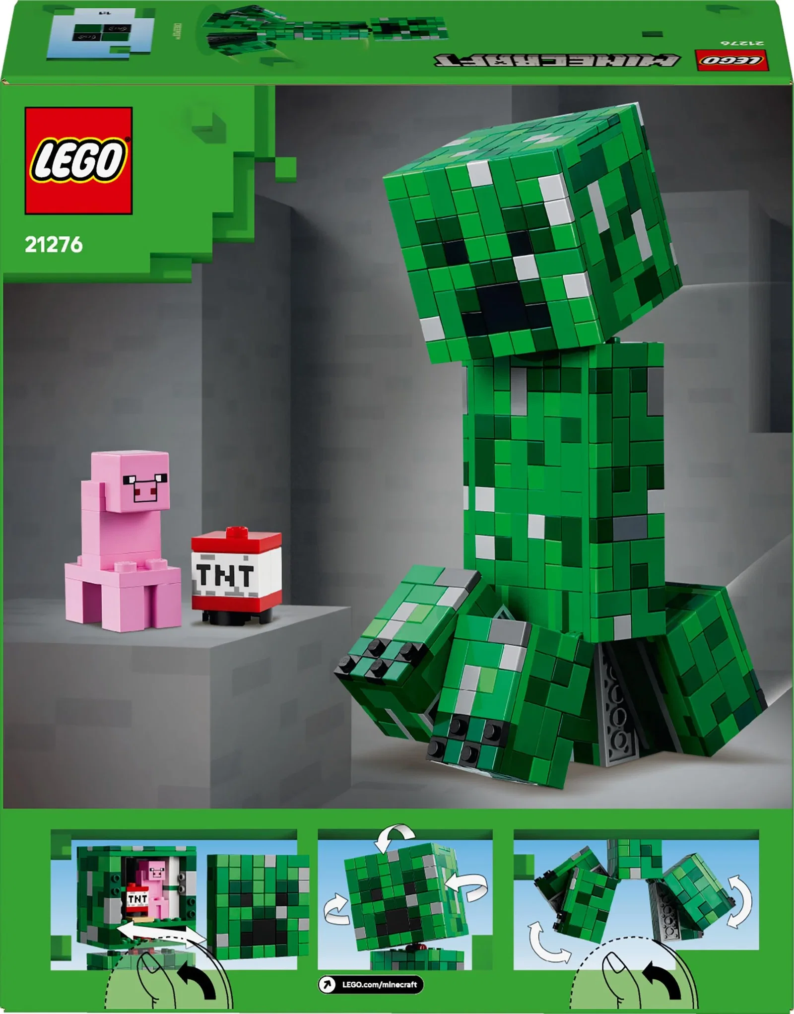 Konstruktorius LEGO® Minecraft The Creeper, 21276 - ermitazas.lt