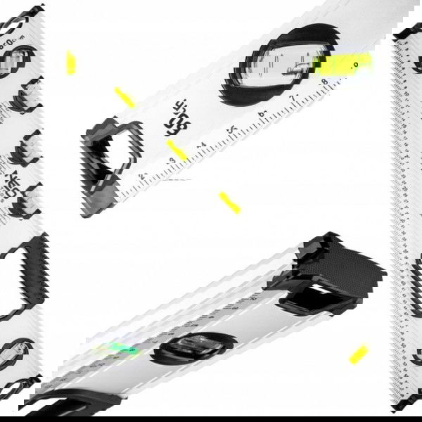 Gulsčiukas NEO, 60 cm, 5 akutės, aliumininis korpusas, su liniuote ...