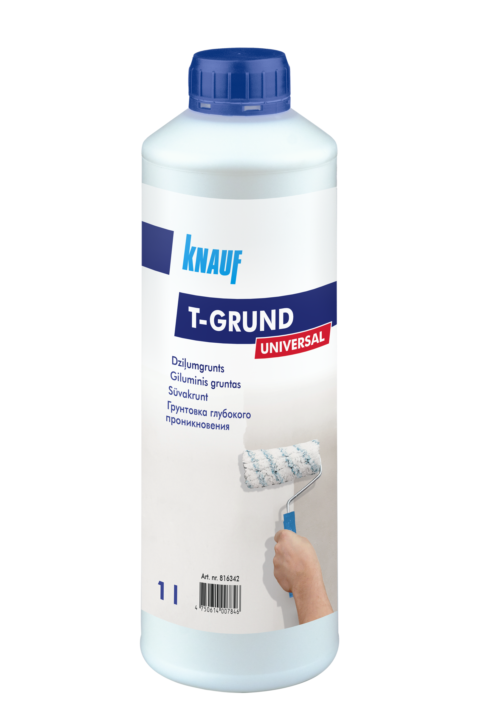 Giluminis gruntas KNAUF T-Grund Universal 1 l - ermitazas.lt