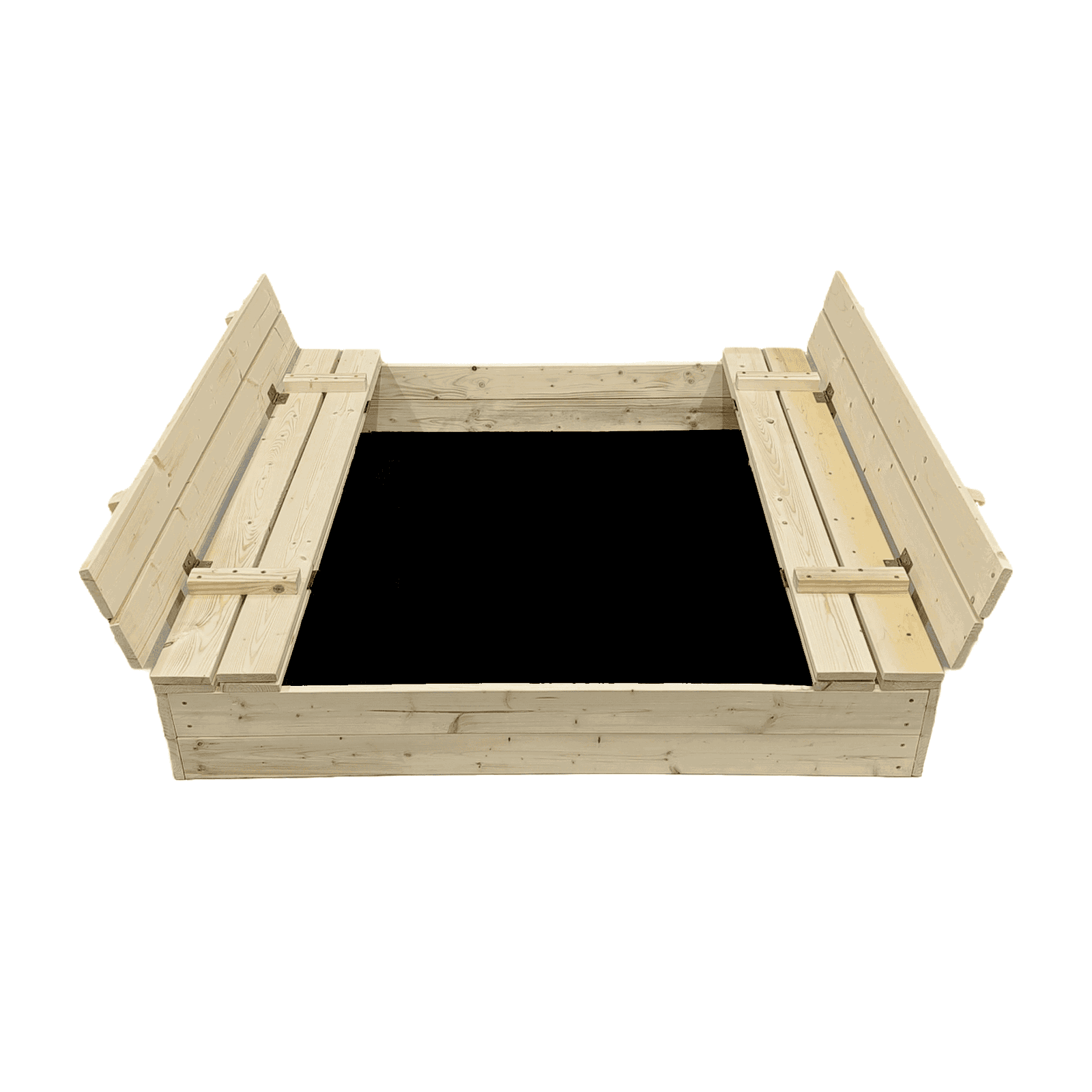 Smėlio dėžė su patiesalu Bonus Orbis, 120x120 cm - ermitazas.lt