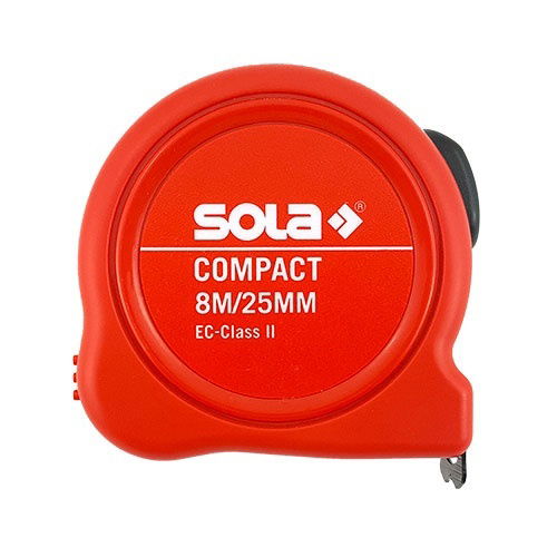 Ruletė SOLA Compact, 8 m x 25 mm - ermitazas.lt
