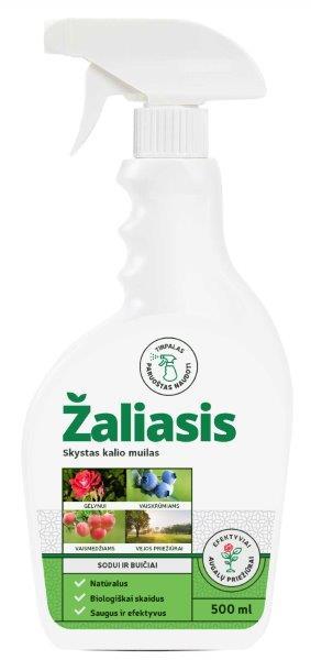 Skystas kalio muilas ŽALIASIS, 500 ml - ermitazas.lt
