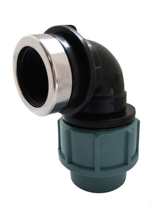 PE vamzdžio alkūnė, DN32 x 3/4", vid. sr. - ermitazas.lt