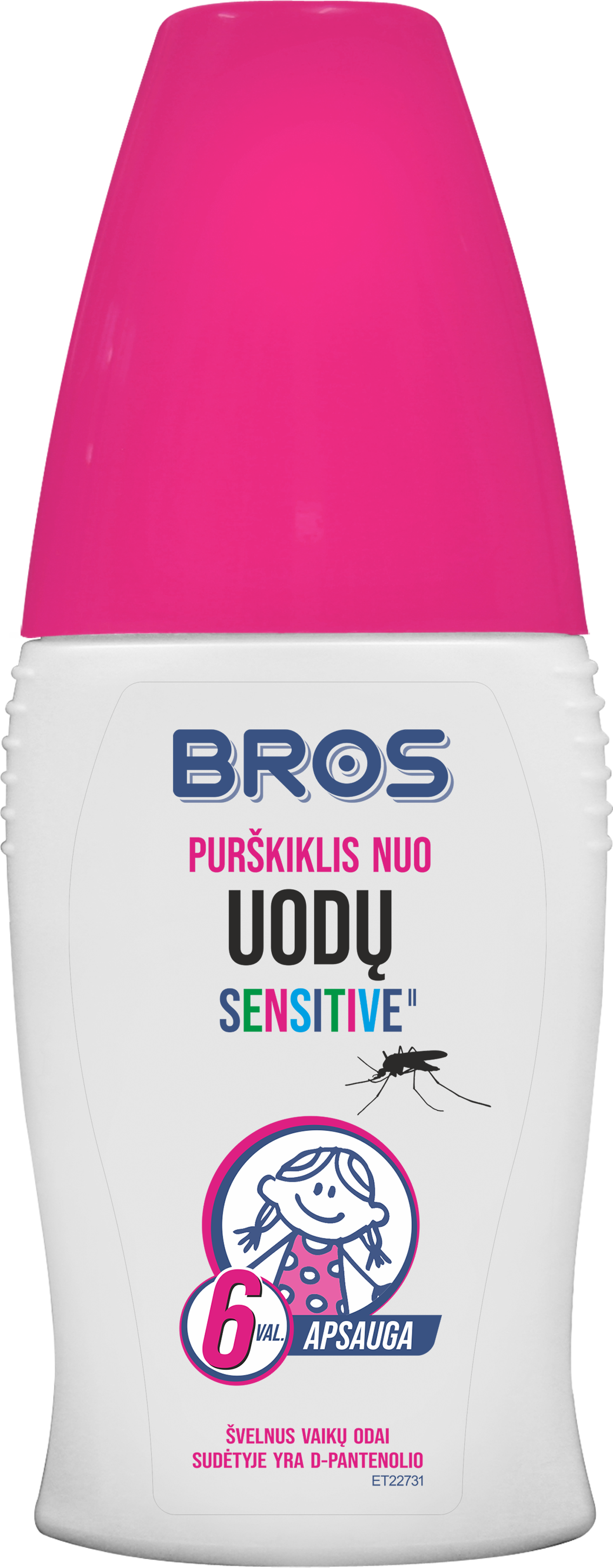 Skystis nuo uodų ir erkių BROS Sensitive, 50 ml - ermitazas.lt
