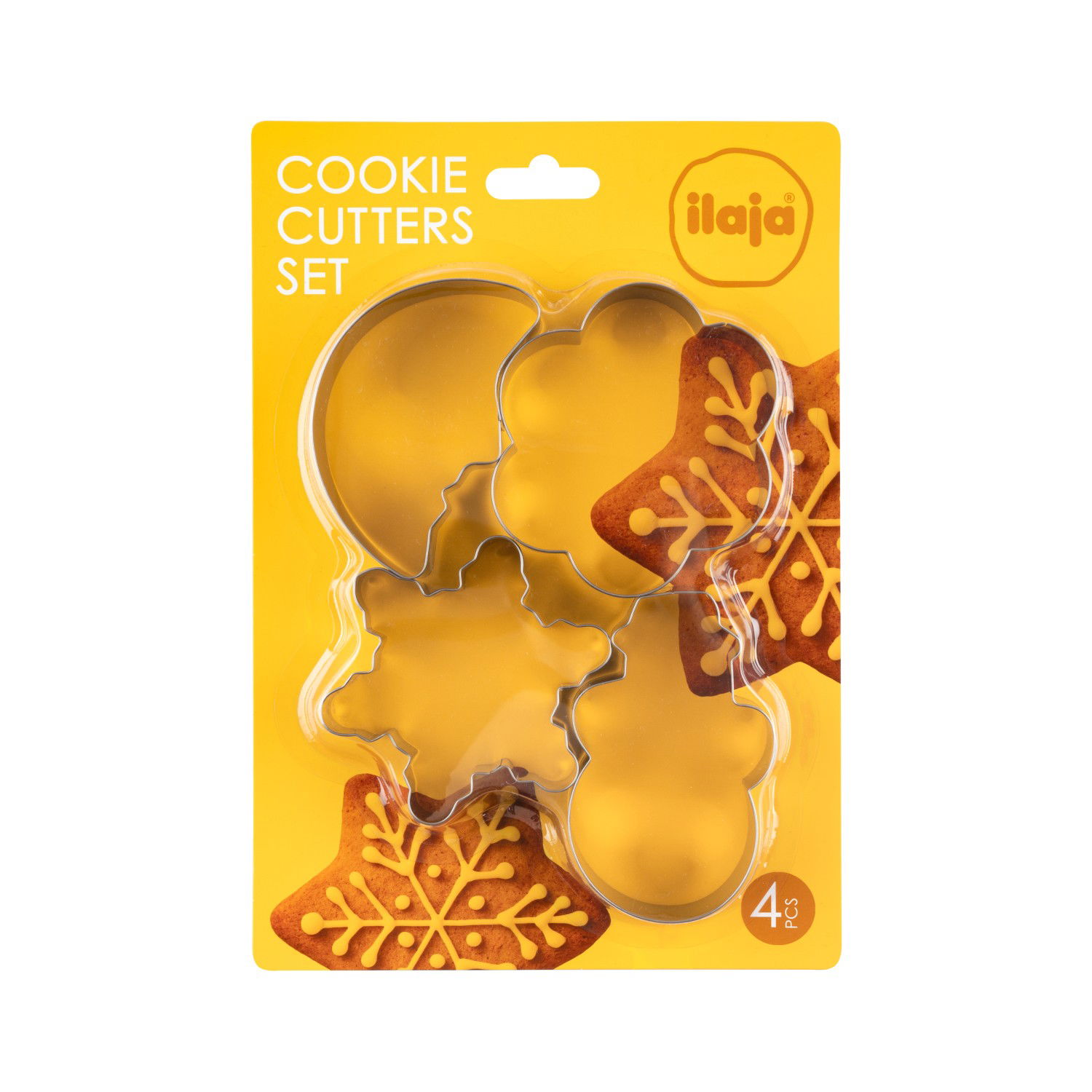 Sausainių formelių rinkinys ILAJA, 4 vnt - ermitazas.lt