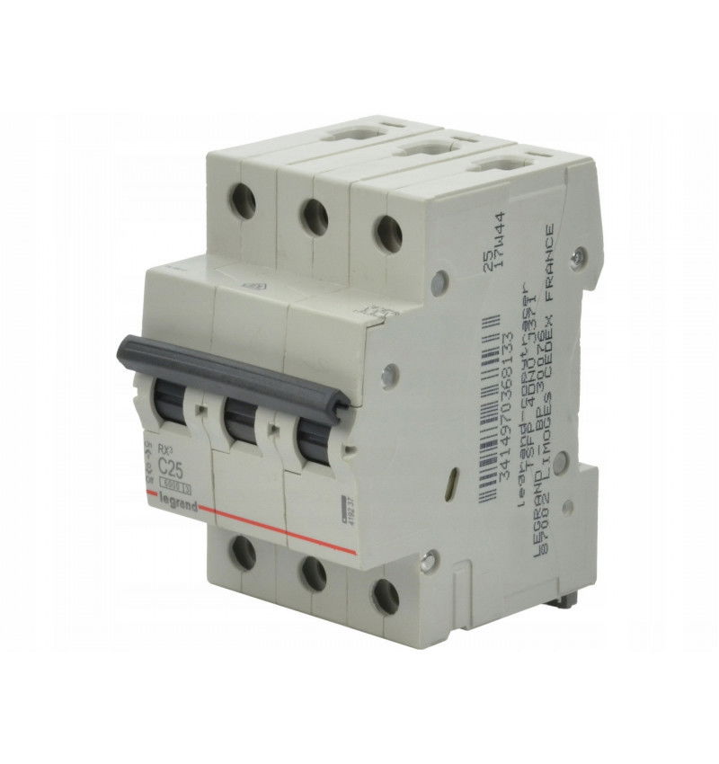 Automatinis jungiklis, RX3, 3C, 25A, 6kA - ermitazas.lt